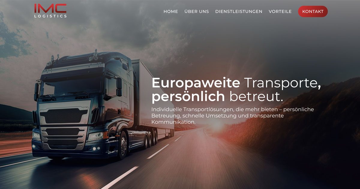 IMC Logistics | Individuelle Transportlösungen europaweit